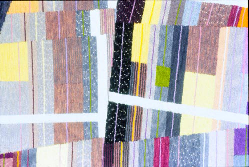 ikat dyeing, color, spatial illusion | Martha Donovan Opdahl